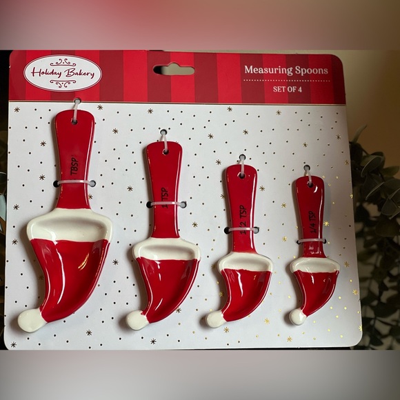 Holiday | Holiday Santa Hat Measuring Spoons Set | Poshmark